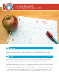 Class Rank, GPA, and Grading | NASSP