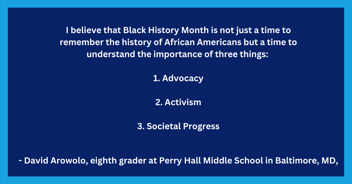 What Black History Month Means to Me - NASSP | NASSP